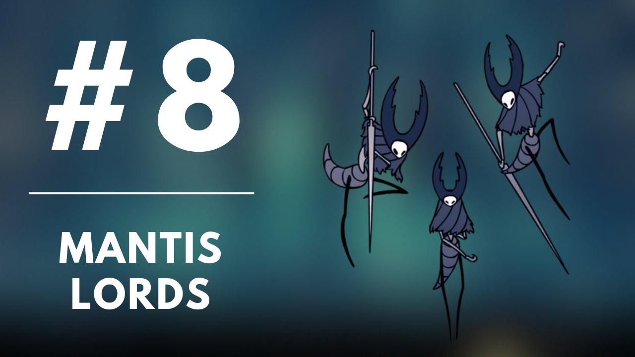 All Radiant Bosses | Mantis Lords - Hollow Knight - YouTube