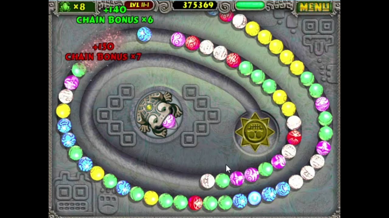 Zuma Deluxe - Level 11 - 1 - YouTube
