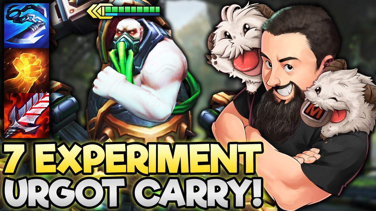 7 Experiment - Infinite HP Raid Boss Urgot!! | TFT Into the Arcane | Teamfight Tactics - YouTube
