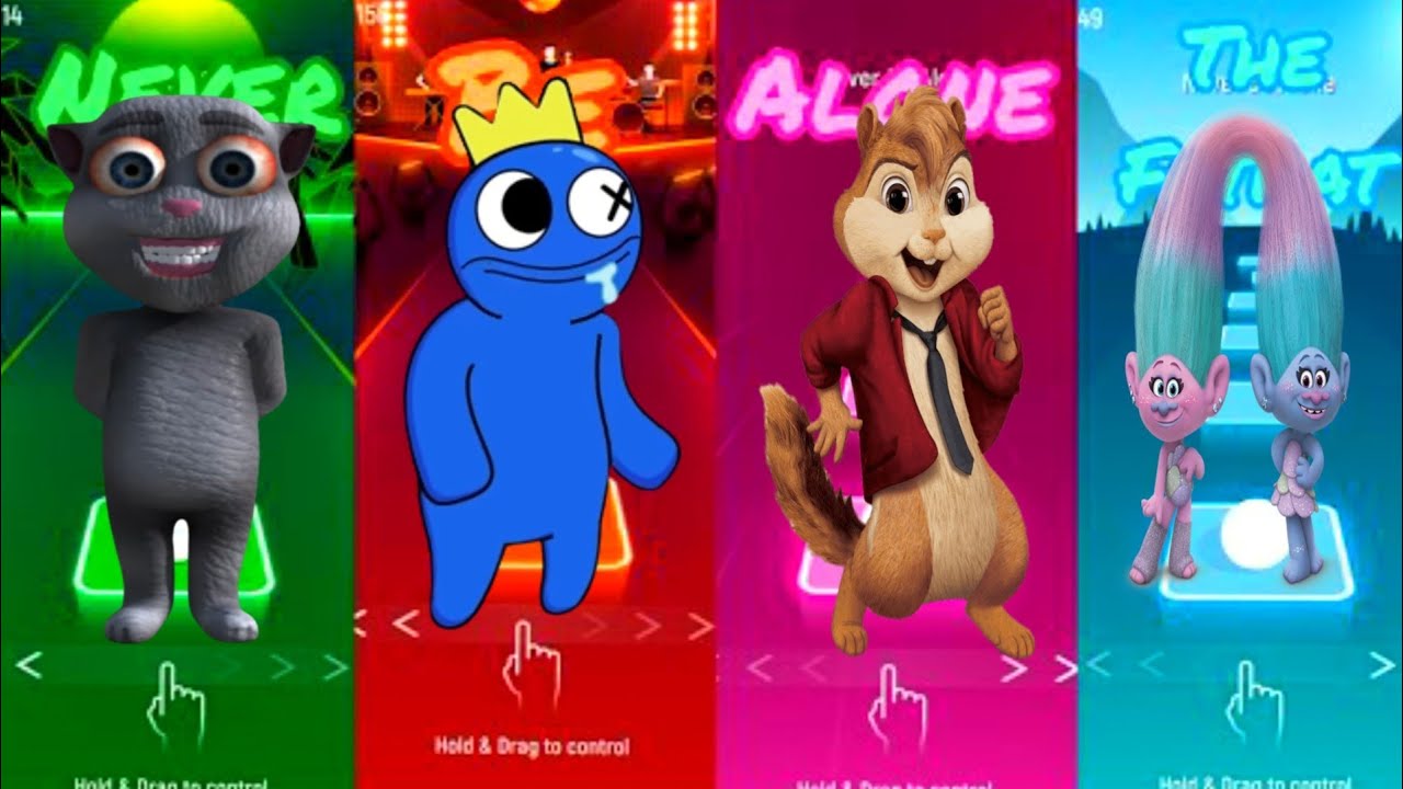 Talking_Juan🆚BLUE🆚Alvin_and_the_Chipmunks🆚Trolls_3_Band_Together💫Who is ...