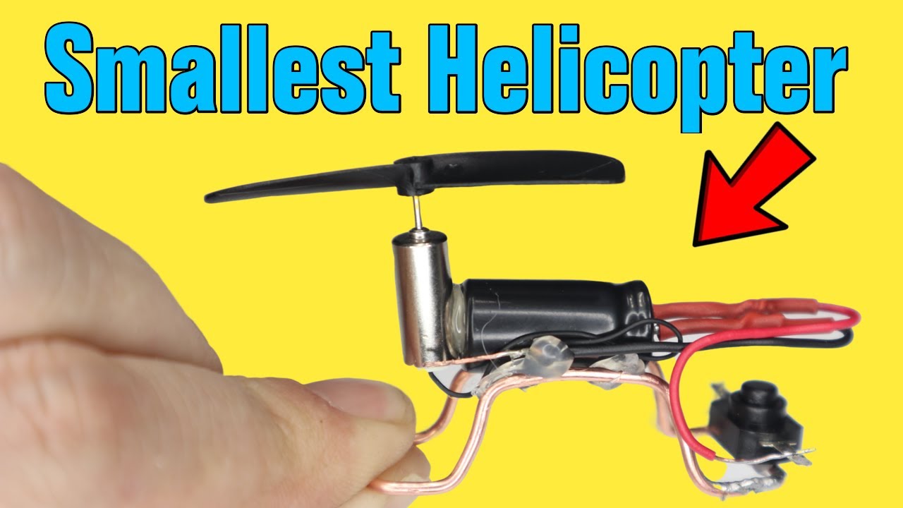 MiniCopter - Smallest Helicopter Simple Toy RC | Simple Easy Experiment ...