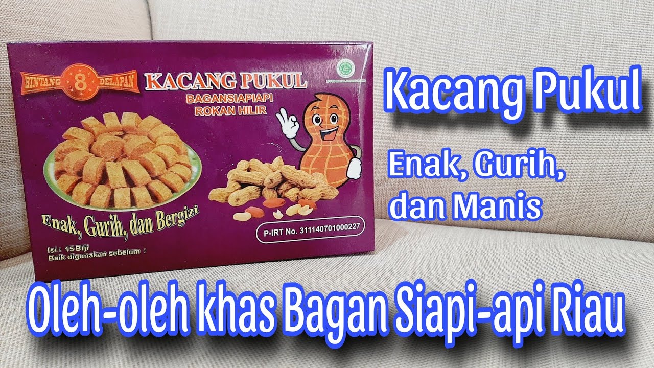 Kacang Pukul Makanan Khas Bagan Siapi-api Riau - YouTube