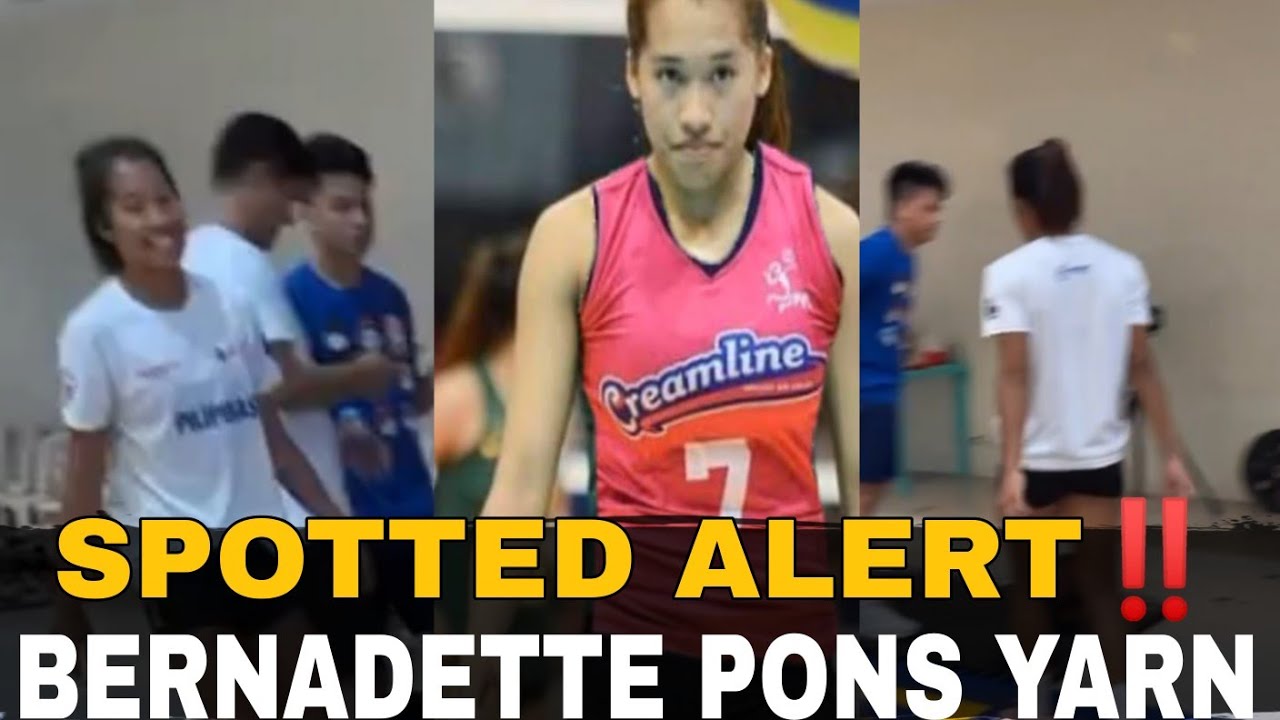 OMG!!! SPOTTED! BERNADETTE PONS TRAINING WITH CREAMLINE! - YouTube