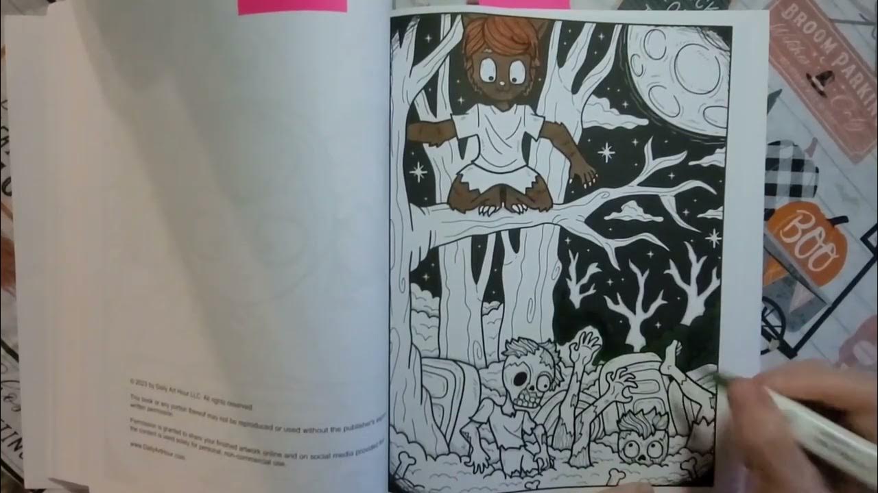 Coloring Chat In The Spooky Family Collector's Edition Vol. 1 Daily Art ...