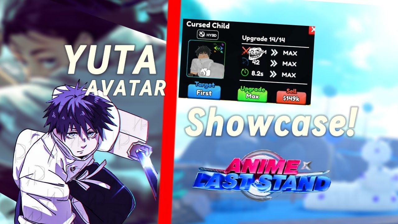 YUTA AVATAR SHOWCASE! ANIME LAST STAND ES INCREIBLE! - YouTube