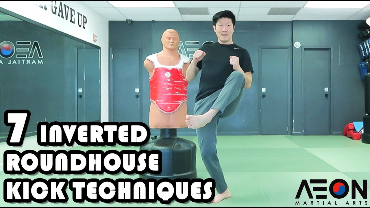 7 TKD INVERTED ROUNDHOUSE KICKS - YouTube