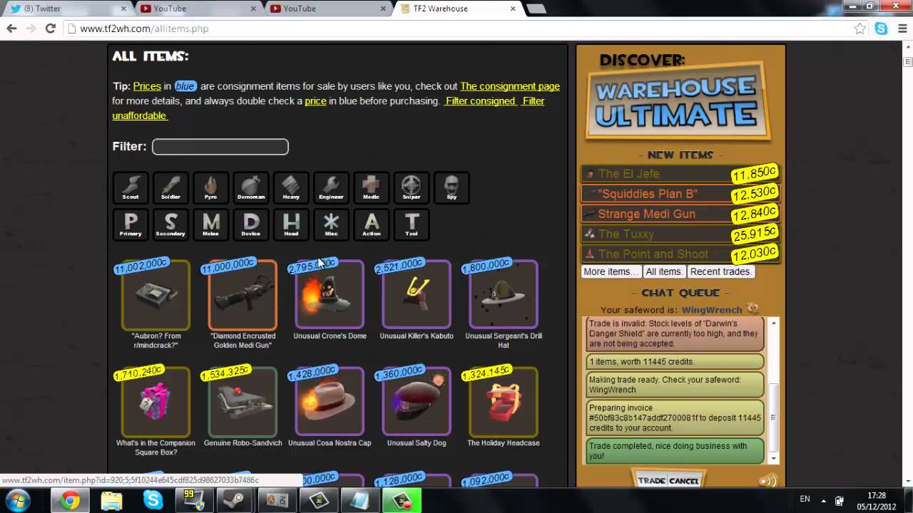 TF2: Guide - How to use TF2 Warehouse - YouTube