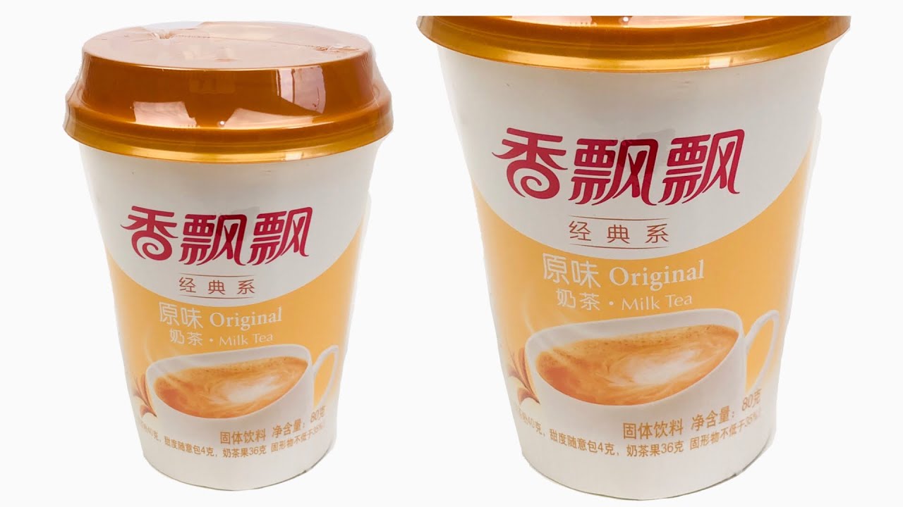 Original Milk Tea Instant Cup with Jelly Xiang Piao Piao Milk Tea ...