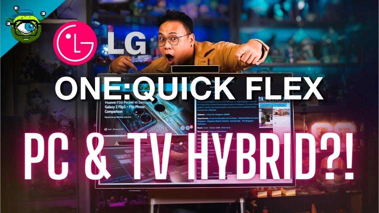 The Perfect Work From Home Solution? | LG One:Quick Flex 4K All-In-One ...