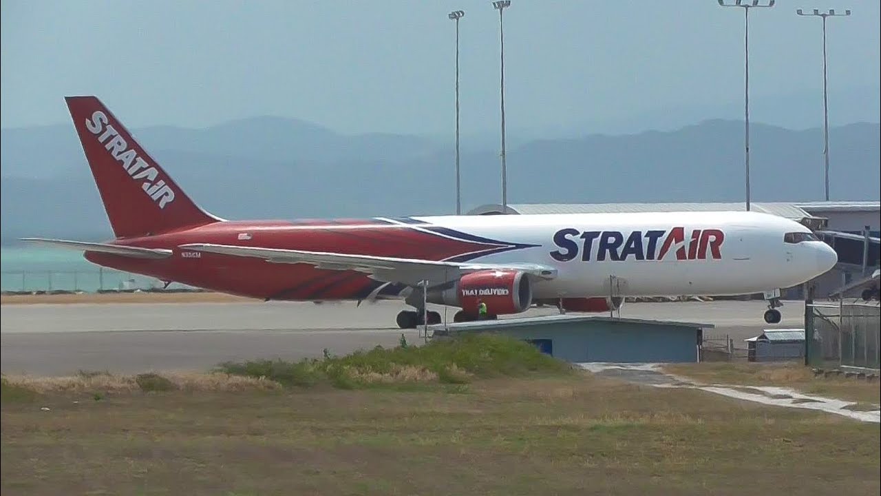 StratAir Cargo Boeing 767-300 at Kingston Norman Manley Int’l Airport ...