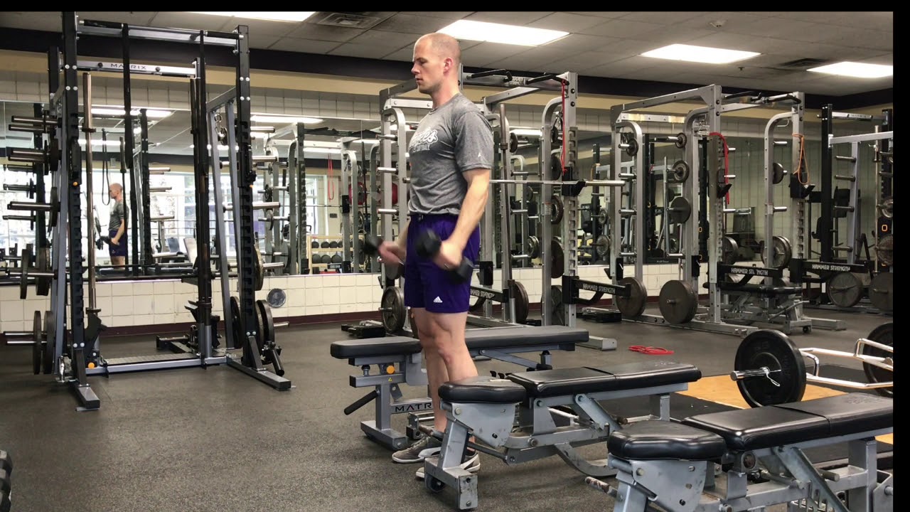 Dumbbell Curl to Press - YouTube