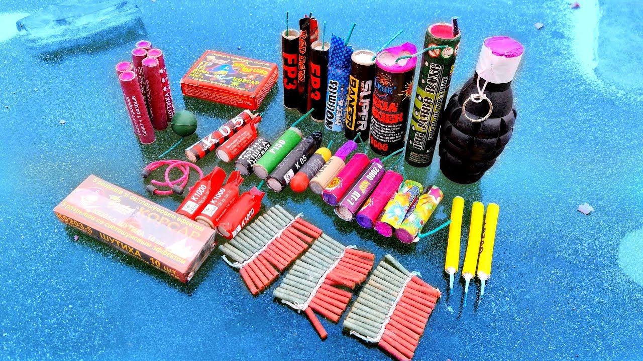 🔥BIG FIRECRACKERS vs ICE ️МОЩНАЯ ПЕТАРДА + ЛЁД ️ГРАНАТА vs ЛЁД💣Тест Петард на Льду ️МОЯ ...
