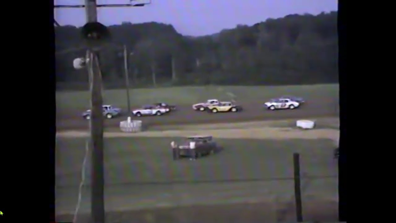 SPORTSMAN SPEEDWAY KNOX PA OUR JULY 8TH 1990 STREET STOCK HEAT 2 - YouTube
