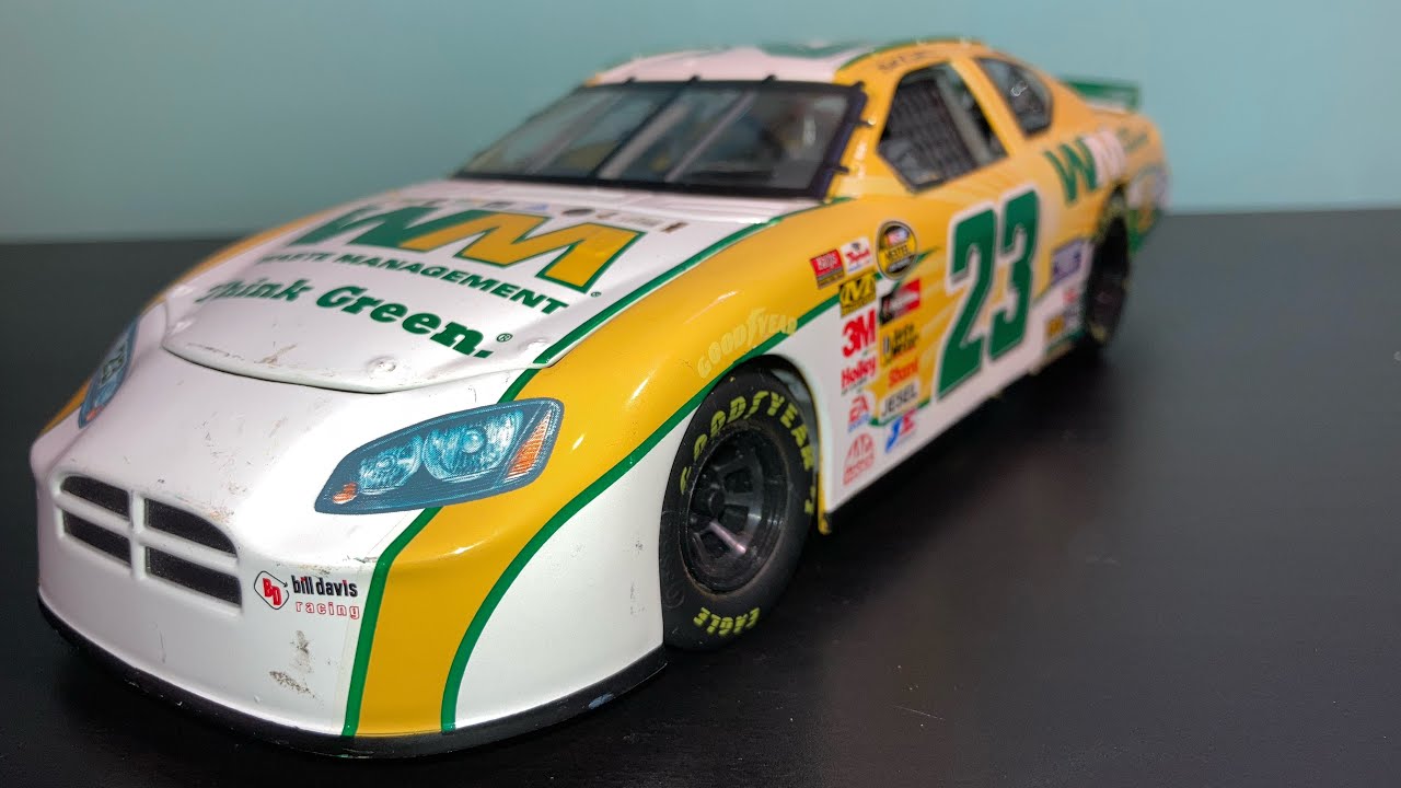 Bill Davis Racing; Waste Management 2006| Nascar Diecast Review - YouTube