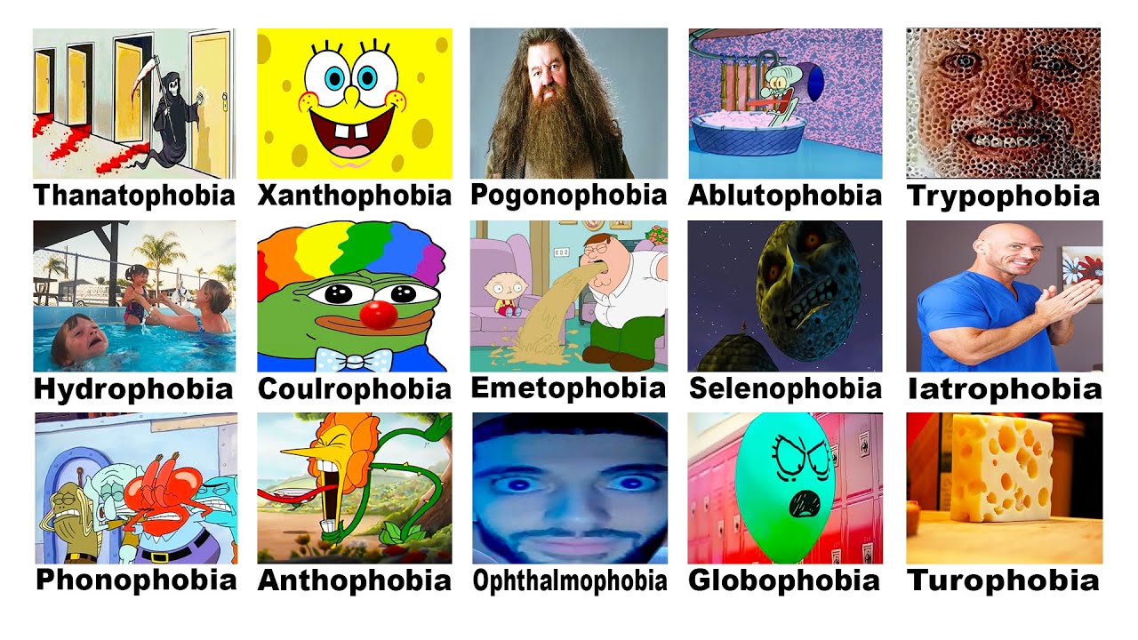 Every Weird Phobia Explained Using Only Memes - YouTube