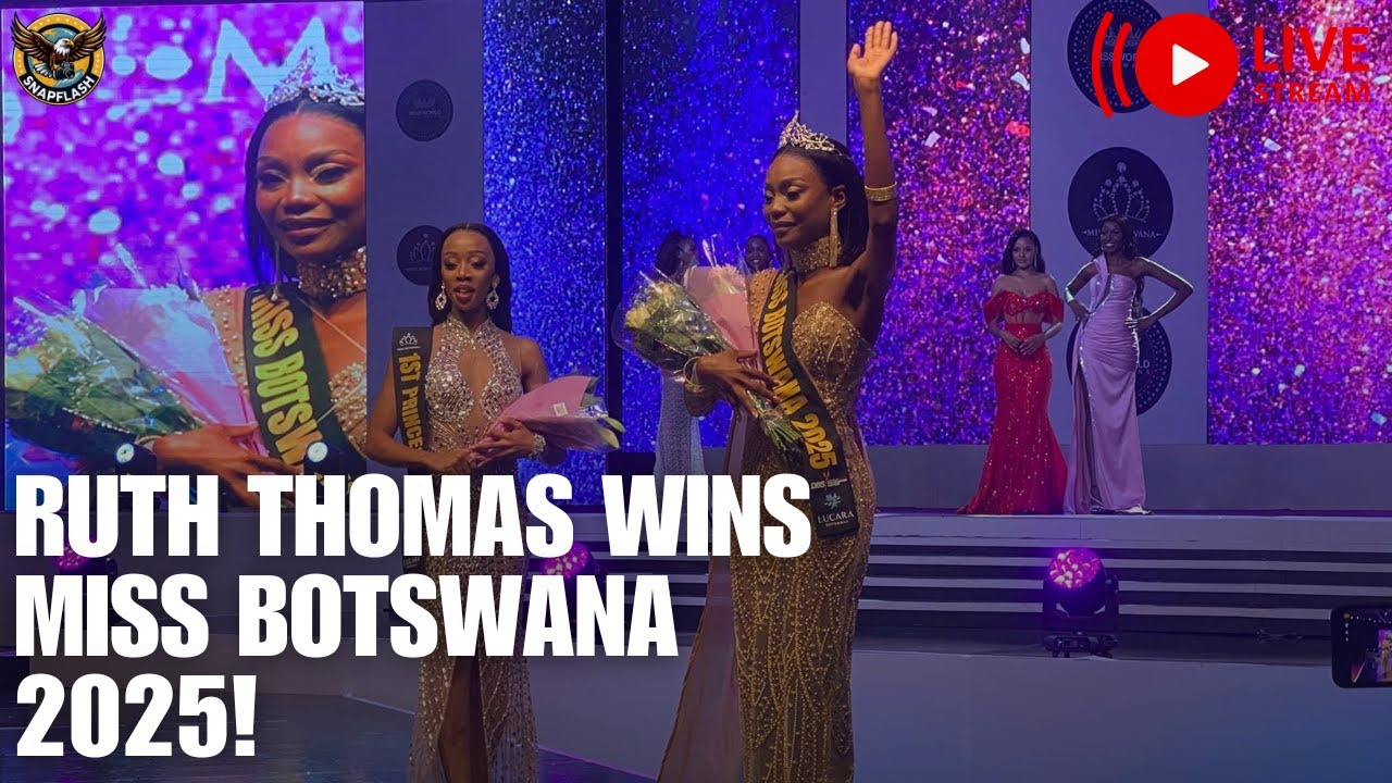 👑 BREAKING: Ruth Thomas Crowned Miss Botswana 2025! | Full Crowning Moment 🎥 - YouTube