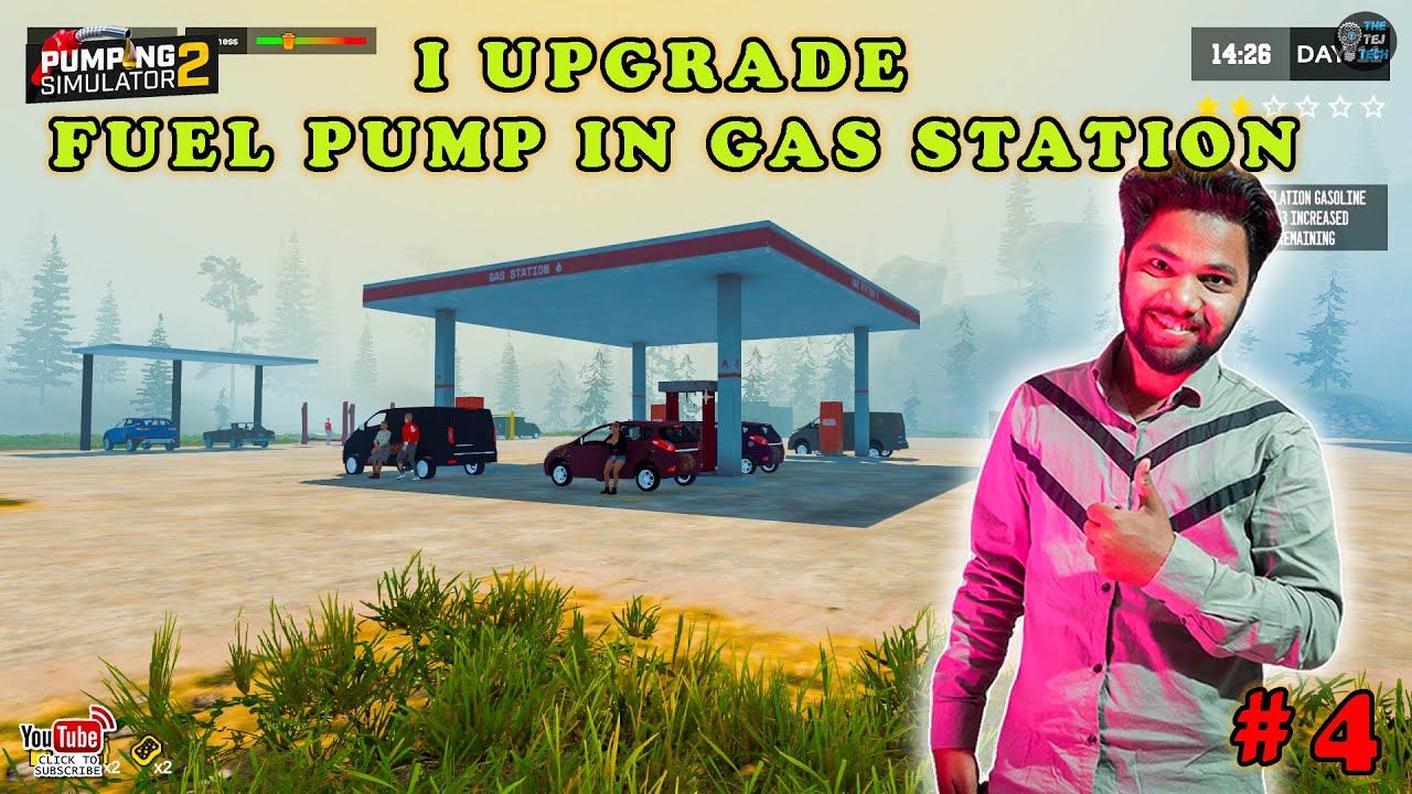 I UPGRADE FUEL PUMP IN GAS STATION IN PUMPING SIMULATOR 2 - YouTube