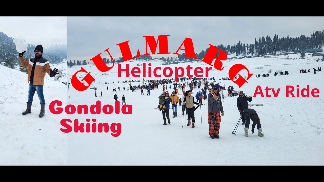 GULMARG March 2024| SNOW| GONDOLA| SKIING | HELICOPTER RIDE | #kashmir ...