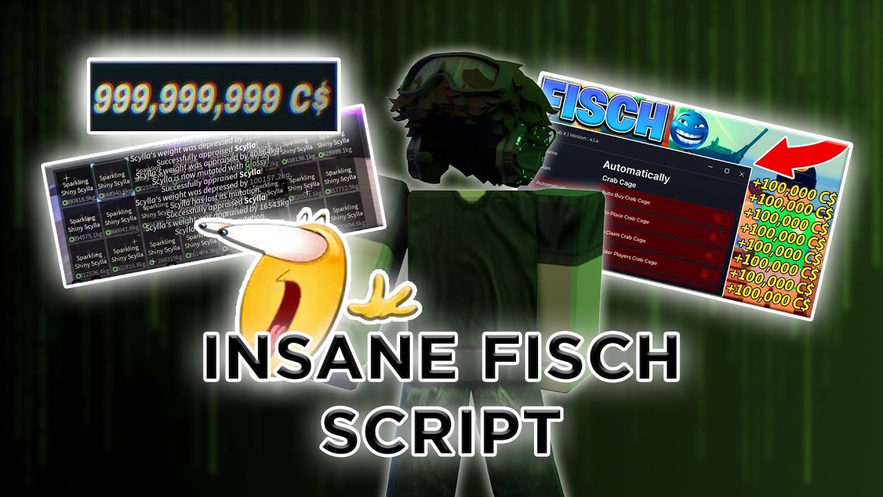 🐟 ROBLOX FISCH GUI SCRIPT - SHADOW DUPE AUTO FISH AUTO SELL (NO KEY ...