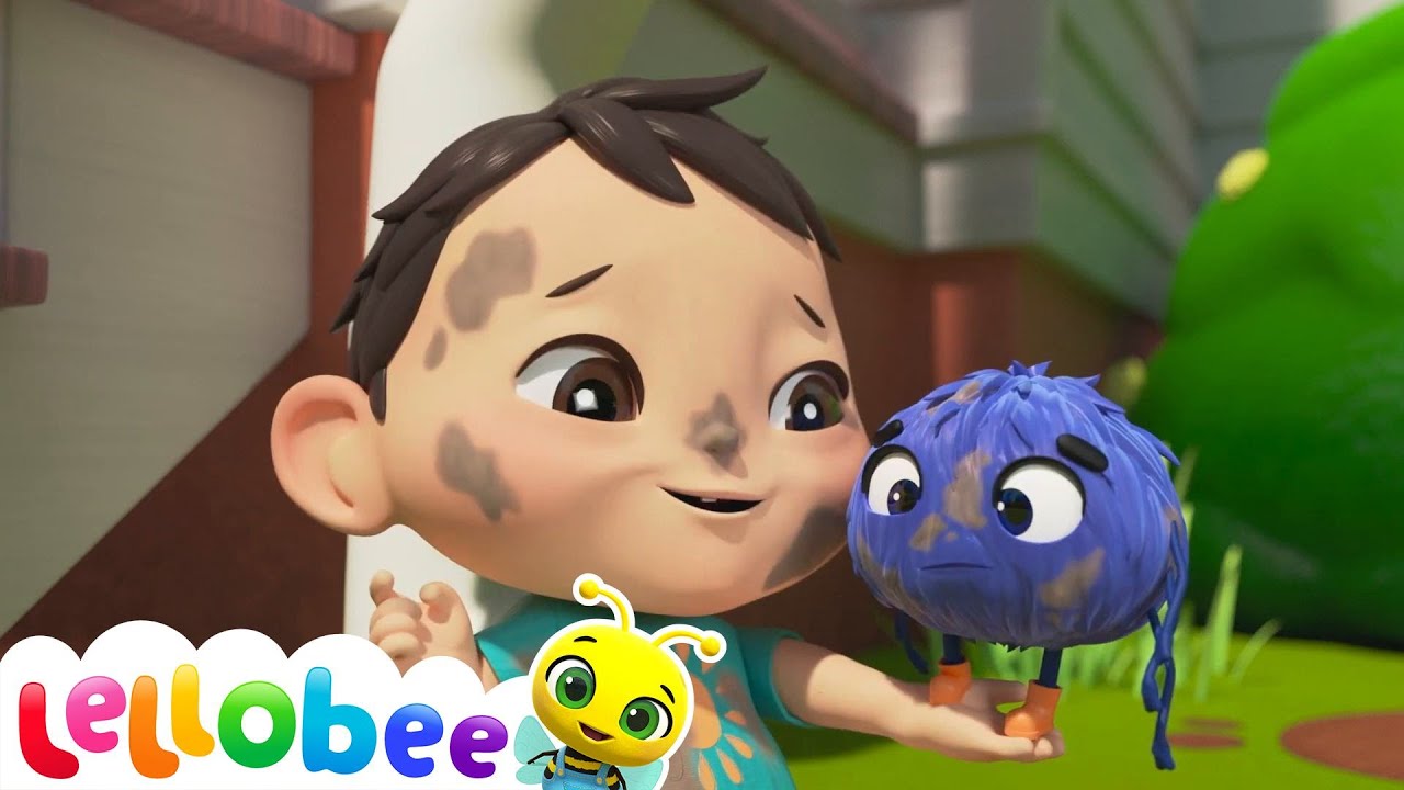 Itsy Bitsy Spider And Max Play In Puddles | Lellobee Animal Club | Fun ...