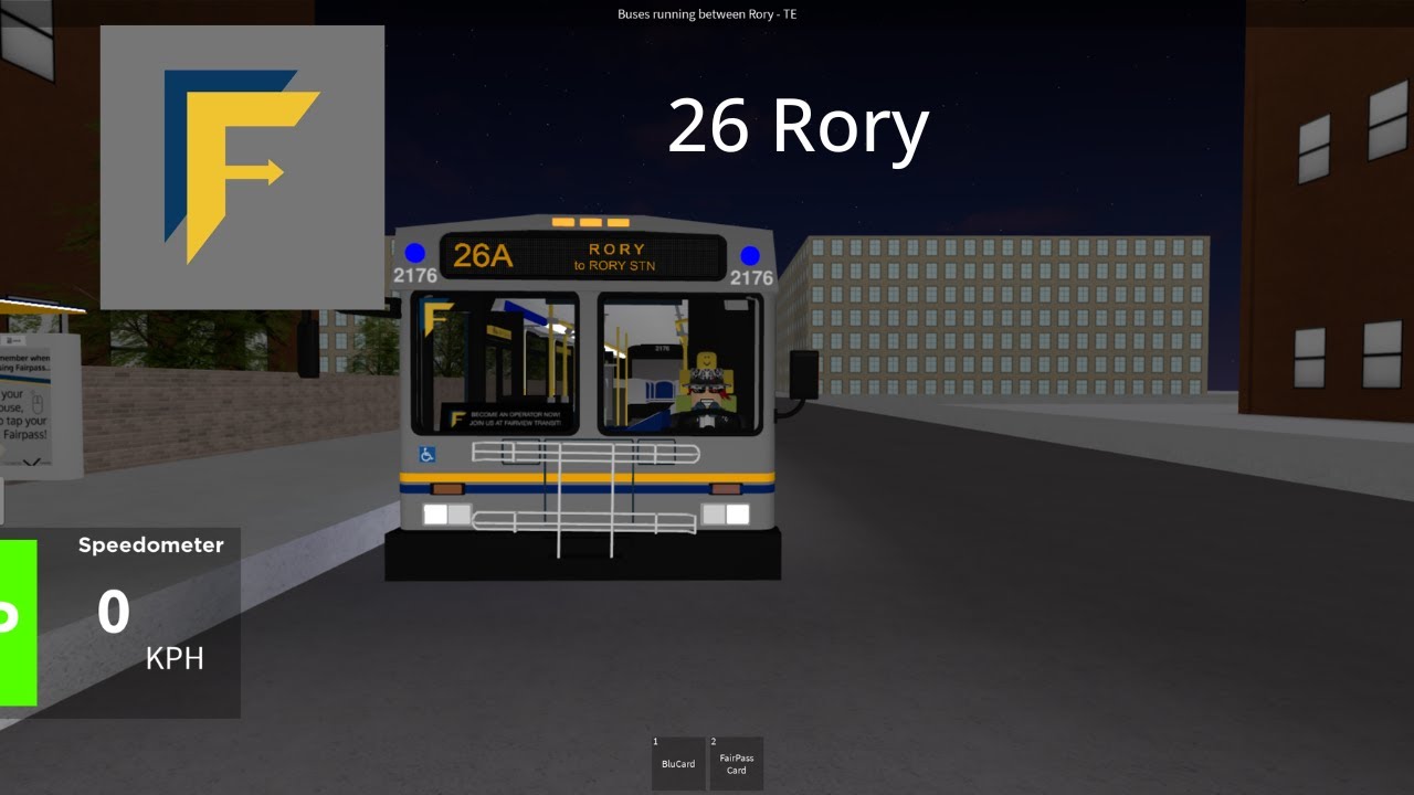 Fairview Transit Roblox 26 Rory Finch & Lemill to Rory Station & back ...
