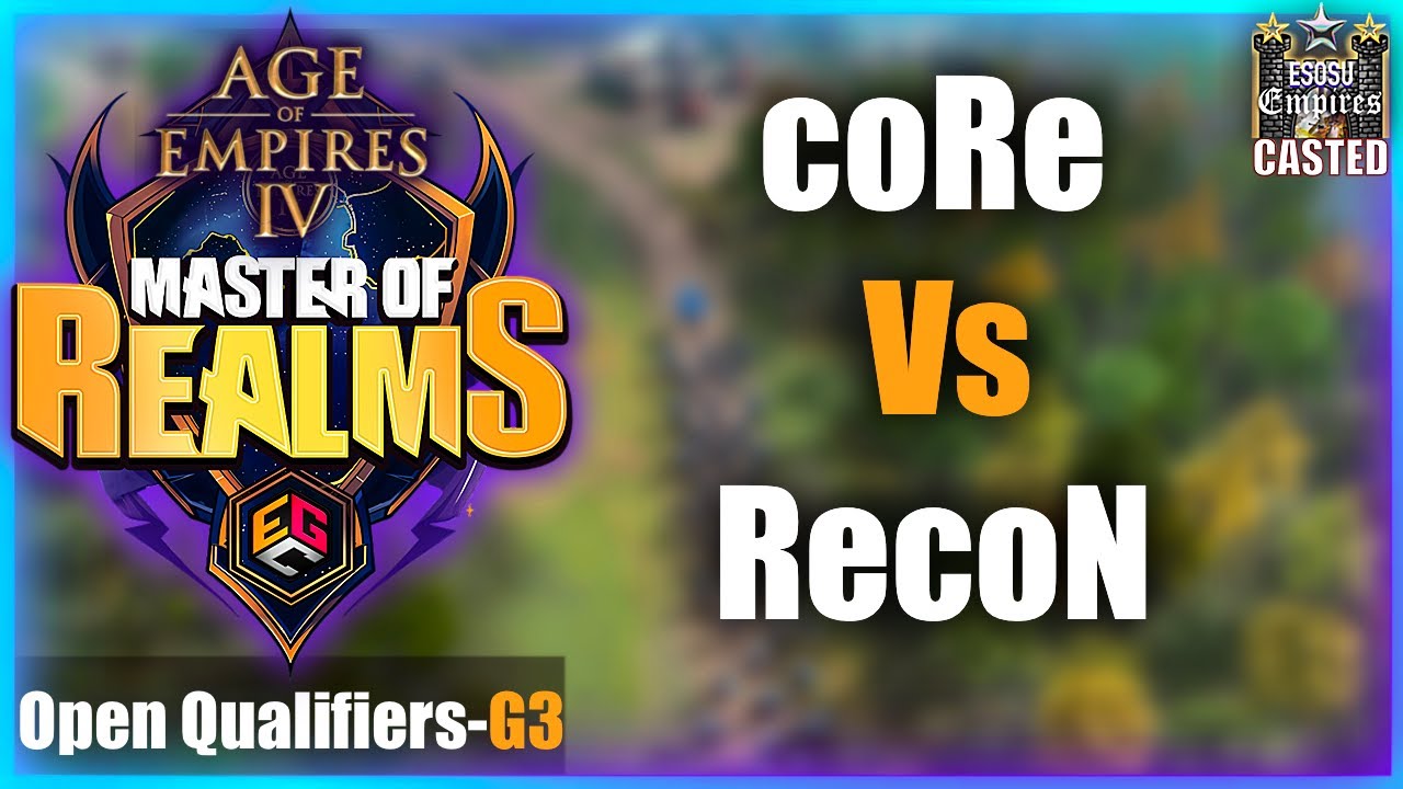 CORE VS RECON GAME 3 -ORDER OF THE POWER- MASTER OF REALMS QUALIFIERS ...