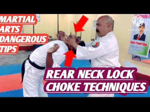 REAR NECK LOCK CHOCK ADVANCED TECHNIQUES // MARTIALARTS SELF DEFENCE ...