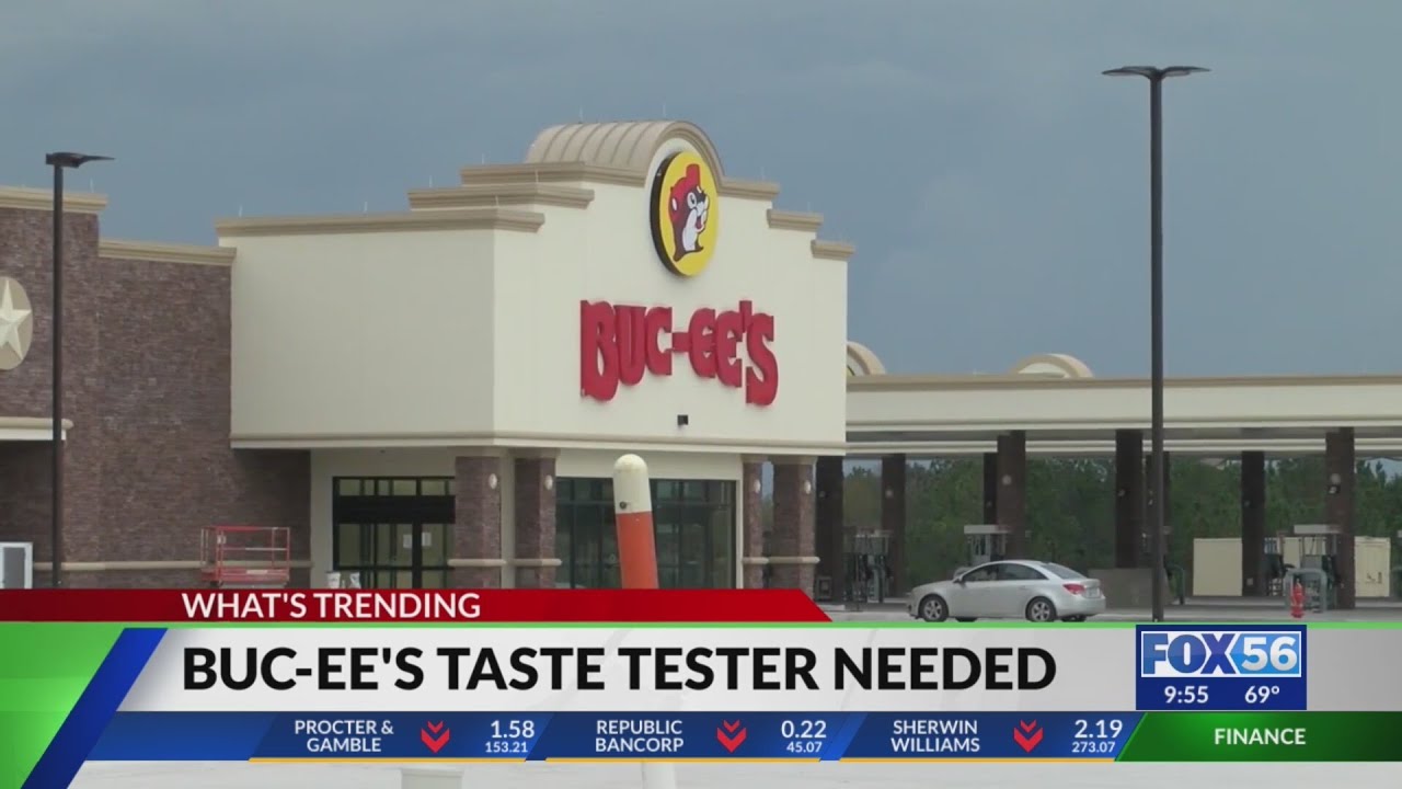 Buc-ees taste tester needed - YouTube