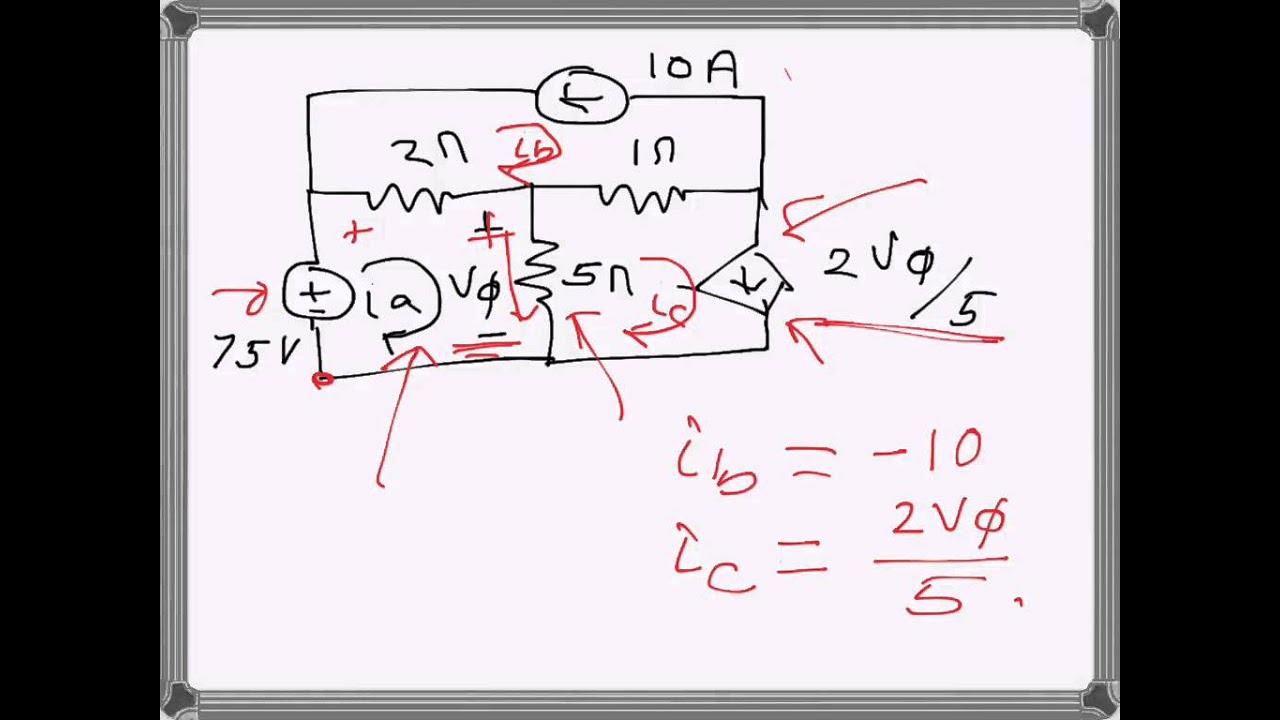 Electrical Engg: CKT solving (problem example) - YouTube