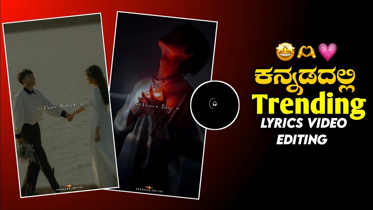 New Trending Lyrics Video Editing🚨 || Instagram Trending Lyrics Video ...