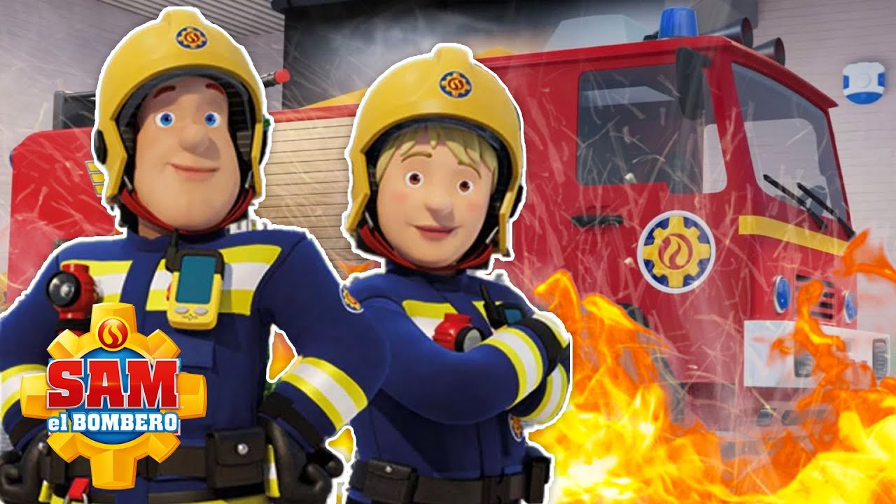 ¡Rescate del camión de bomberos del bombero Sam!! | El Bombero Sam ...