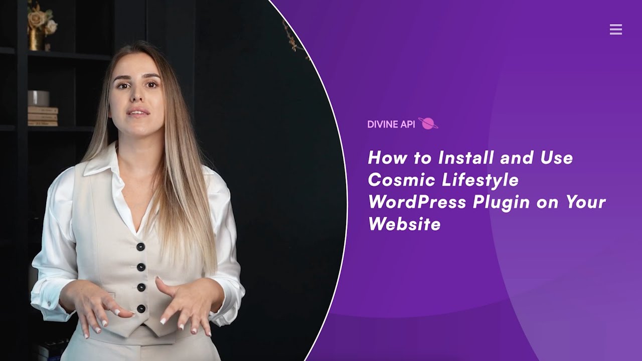 Cosmic Lifestyle Widget | Divine Astro WordPress Plugin | Divine API - YouTube