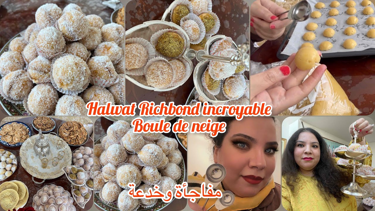 Halwat Richbond/Boule de neige et secrets pour avoir des gâteaux ...