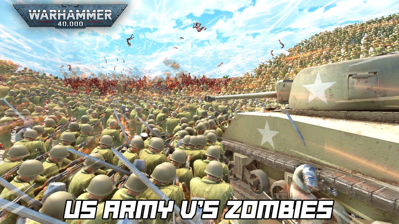 Can US ARMY hold against 2.6 Million ZOMBIES? - YouTube
