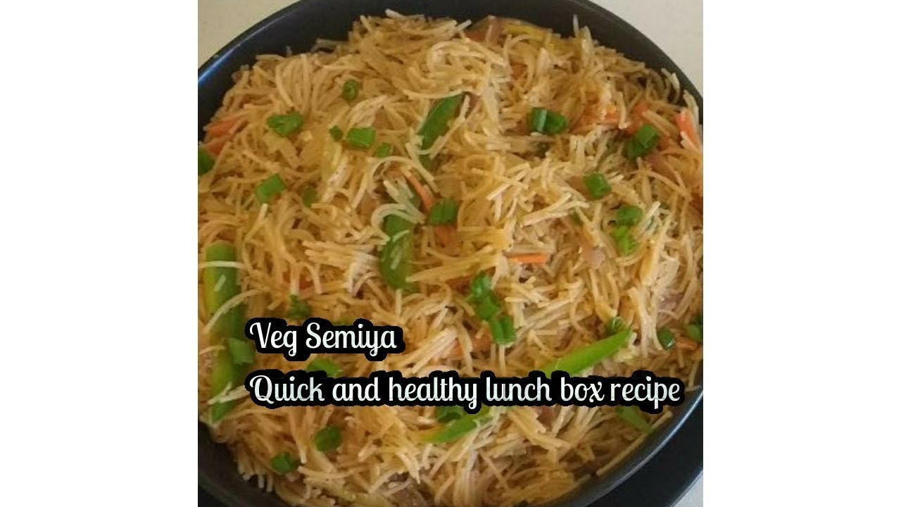 Vegetable Semiya(In English)|Veg Fried Semiya|Indo Chinese Recipe - YouTube