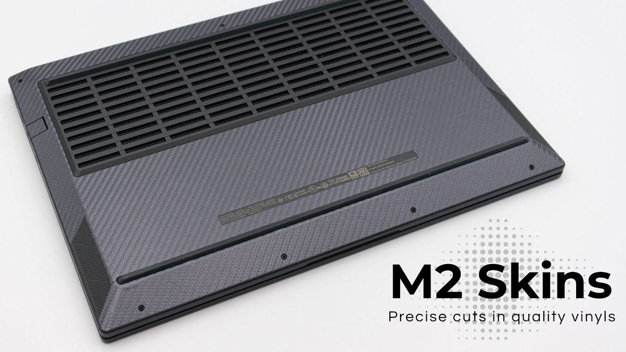 M2Skins HP Victus 15 (2022) Bottom Installation - YouTube