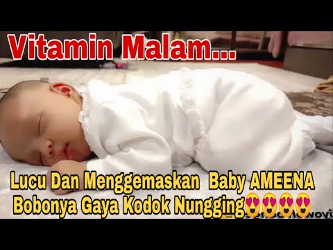 🔴LIVE,!! SEDANG BERLANGSUNG KELUCUAN BABY AMEENA BOBONYA BERGAYA KODOK NUNGGING BIKIN MELTING