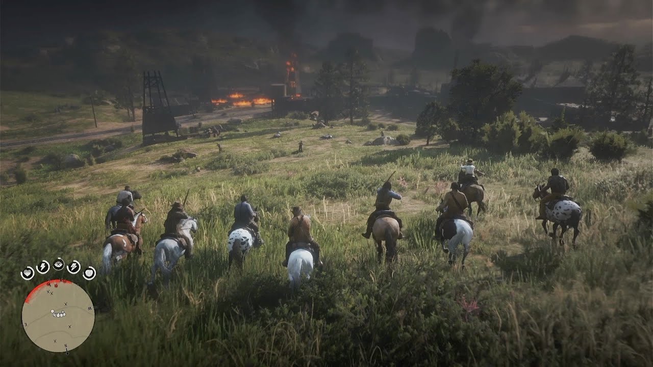 One of the most epic battles in RDR2 - YouTube