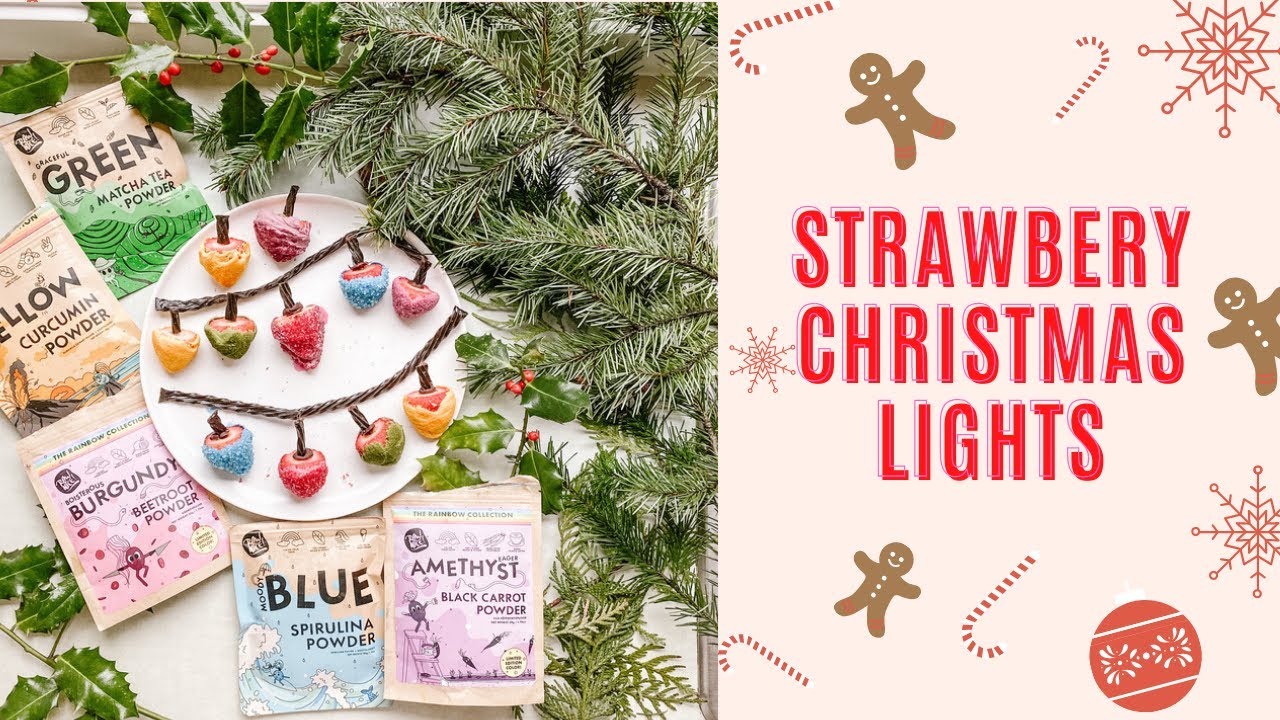 Strawberry Christmas Lights | Tutorial! - YouTube