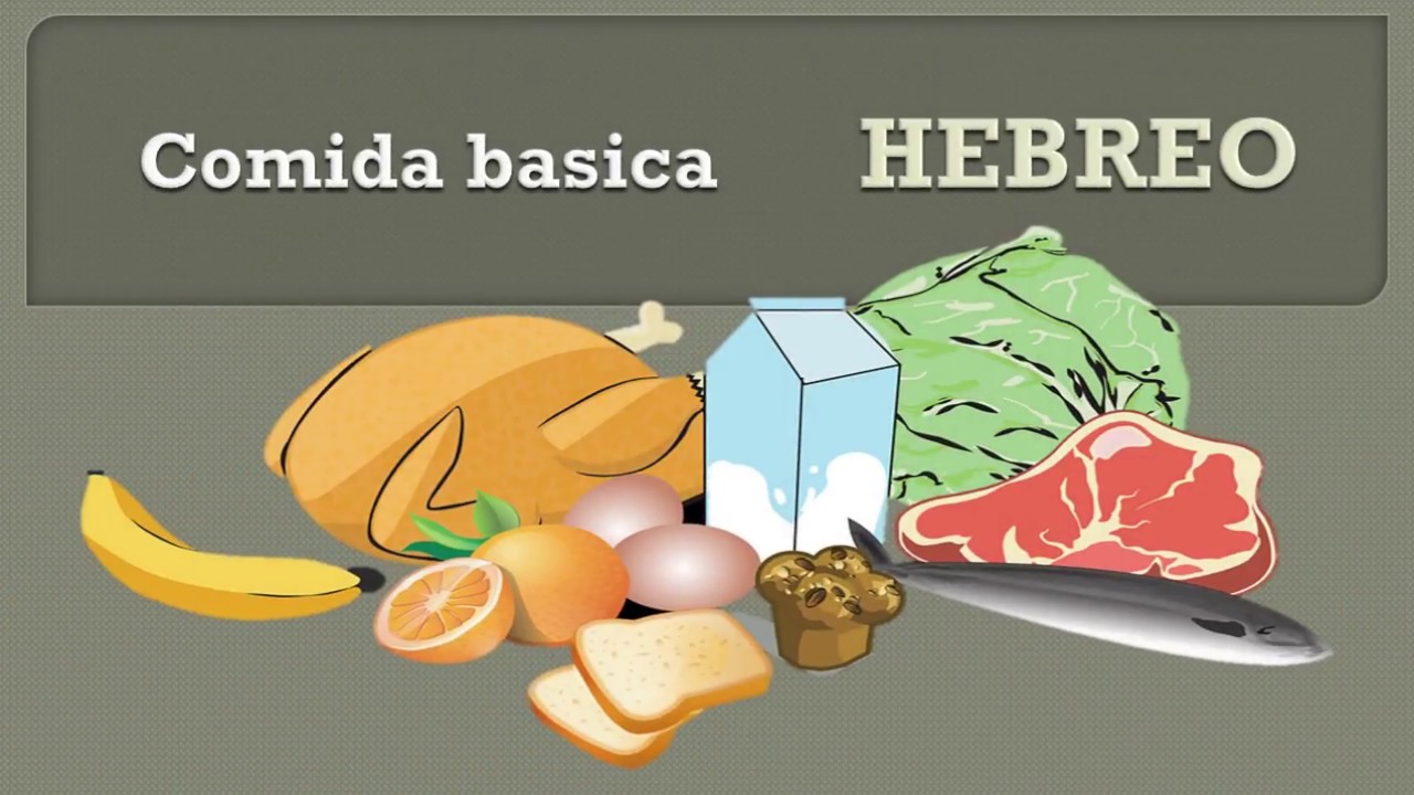 APRENDER HEBREO - rapido y facil cap. 6 COMIDA BASICA - YouTube