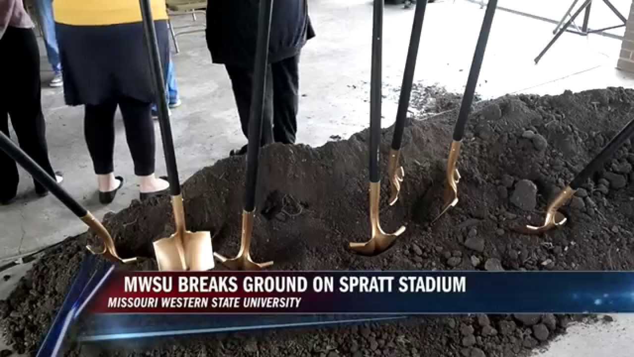 Western officially breaks ground on Spratt Stadium - YouTube