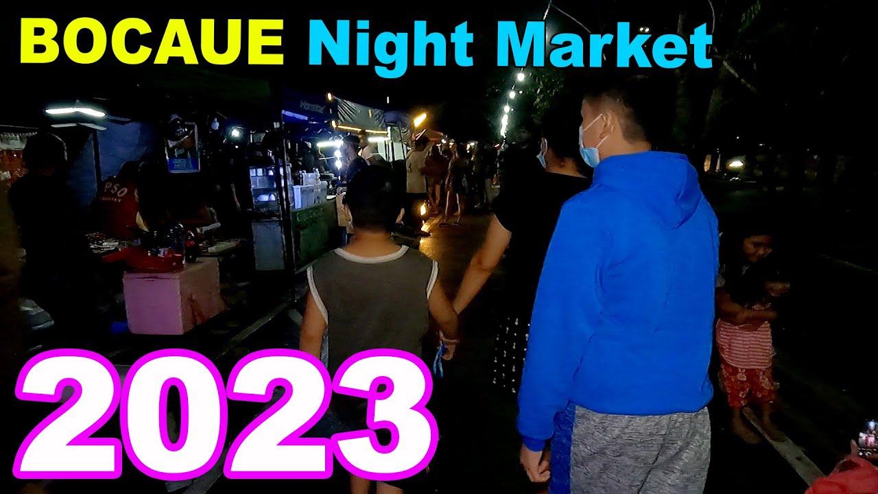 Bocaue Night Market Walk 2022 - YouTube