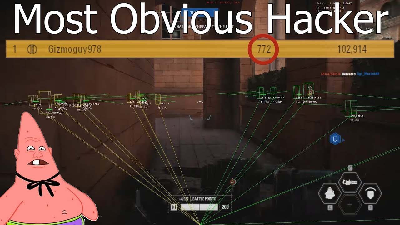 Most OBVIOUS Hacker! - Star Wars Battlefront 2 - YouTube