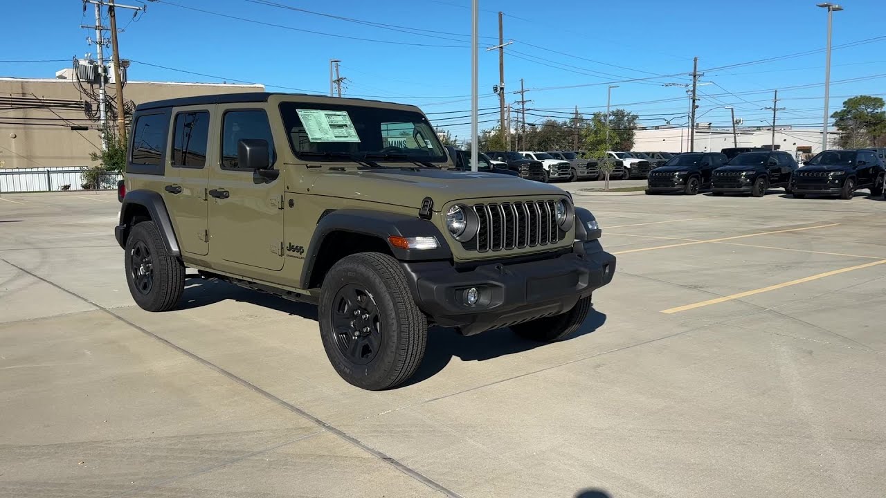 New 2026 Jeep Wrangler Sport at Lakeshore CDJR of Kenner | Kenner, LA ...