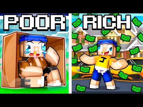 From POOR To RICH In Minecraft! - YouTube