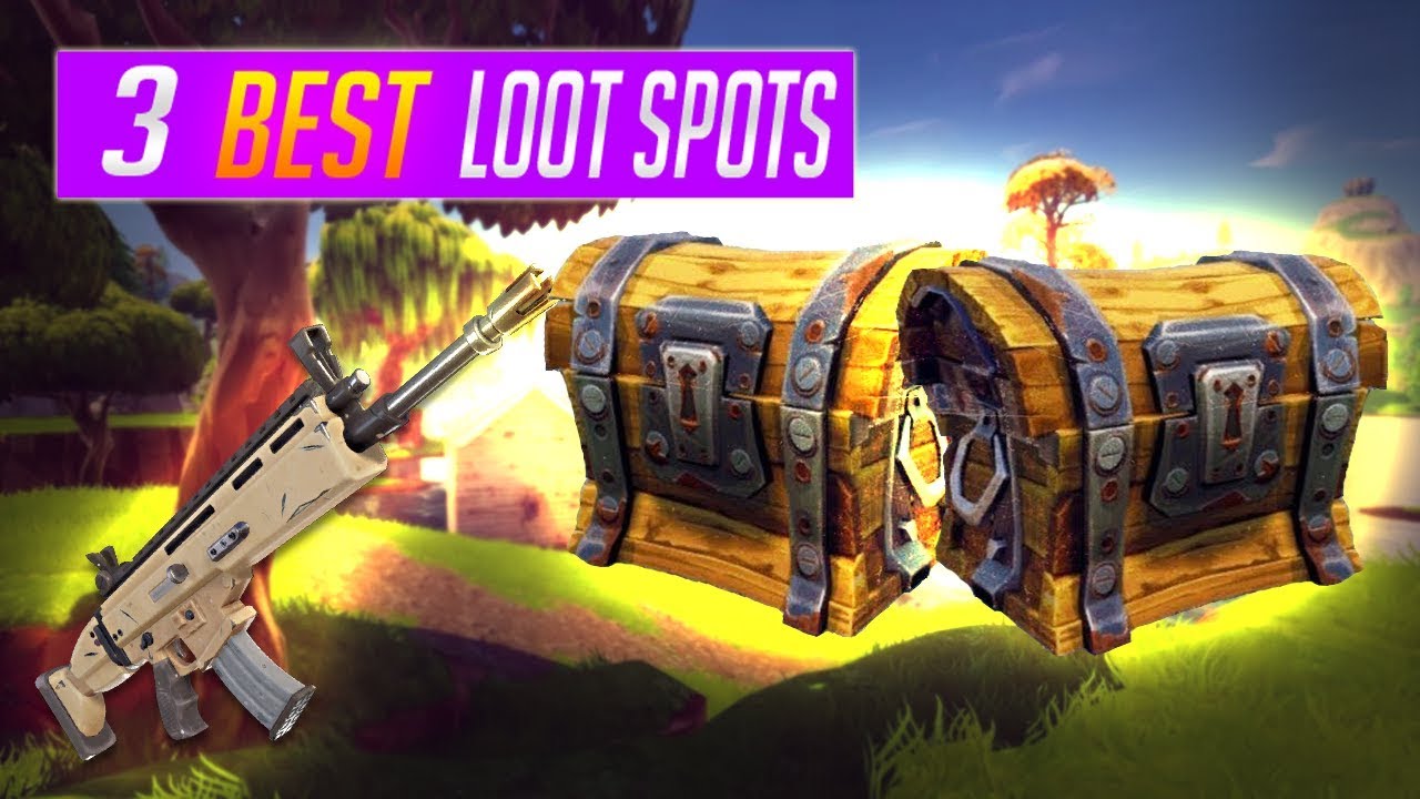 Best Loot Spots - Fortnite BR - 4+ Chests - YouTube