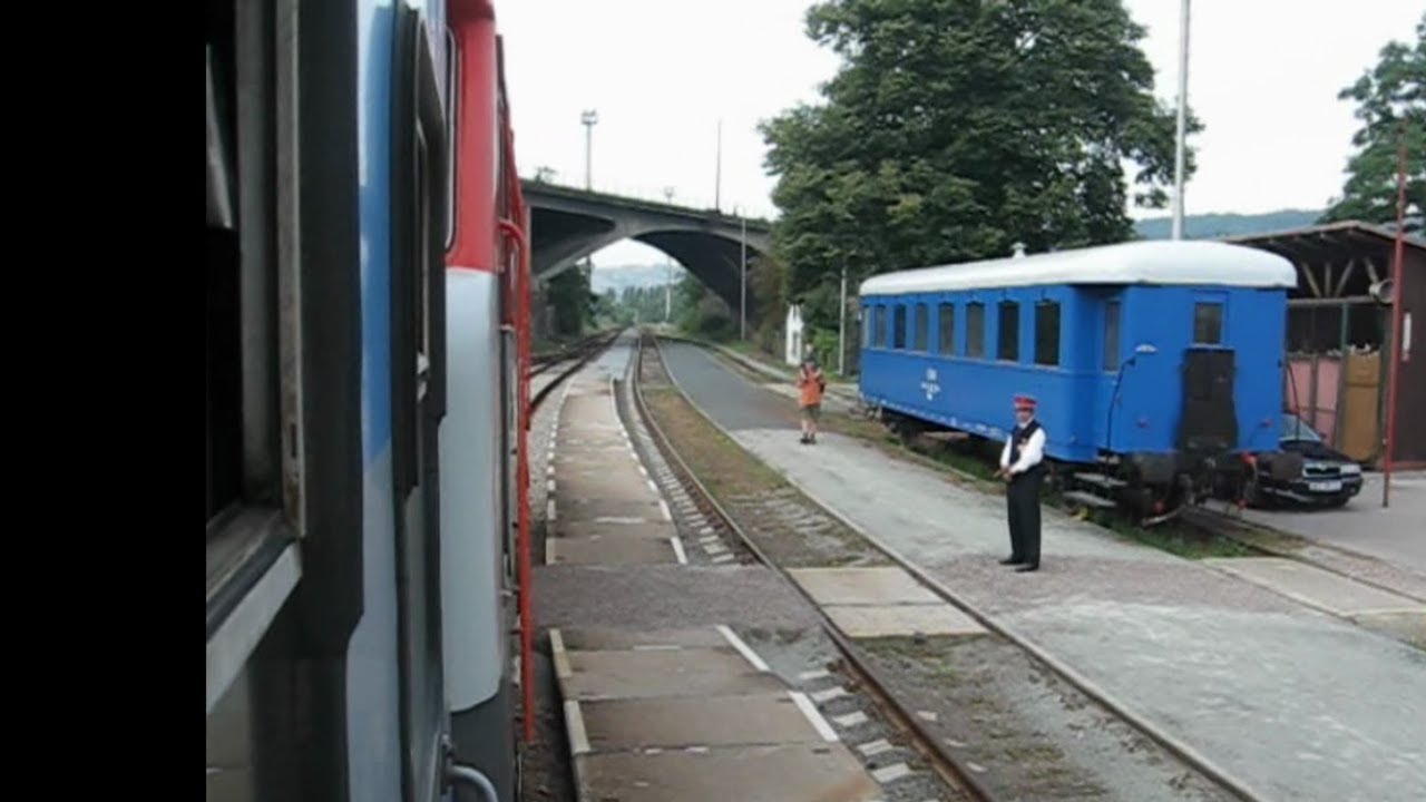 Czech Republic: CD Class 749 006 "Grumpy" diesel locomotive in action ...