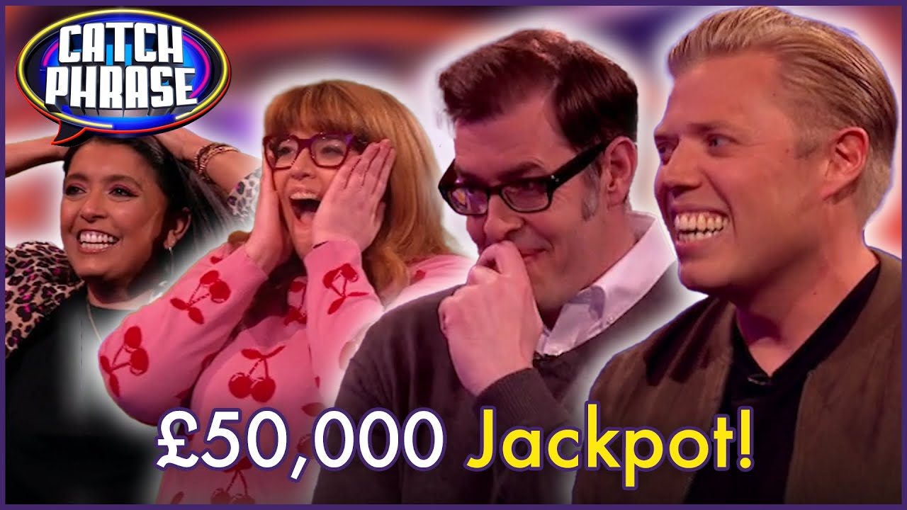 Rob Beckett, Richard Osman & More Winning £50,000 Jackpot!! 🥳 | Celebrity Catchphrase - YouTube