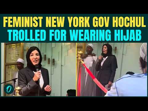 'Feminist In Hijab': NY Gov. Kathy Hochul Wears Hijab At Islamic Center, MAGA Erupts In Outrage