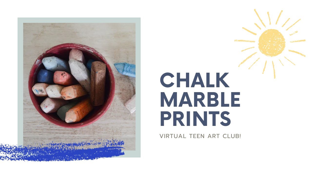 Art Adventure! Chalk Marble Prints - YouTube